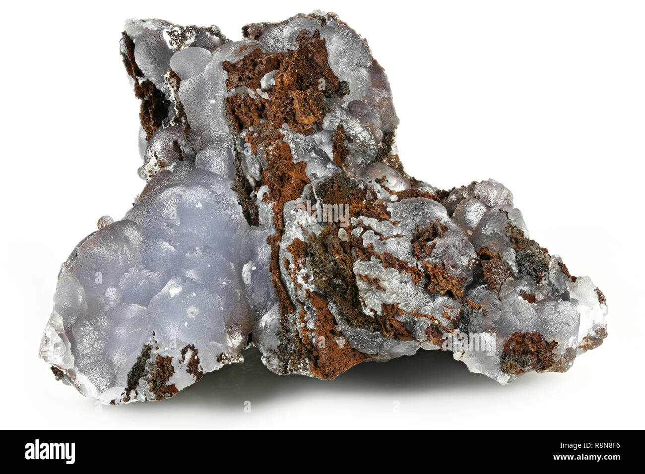 smithsonite from Lavrion, Greece isolated on white background Stock ...