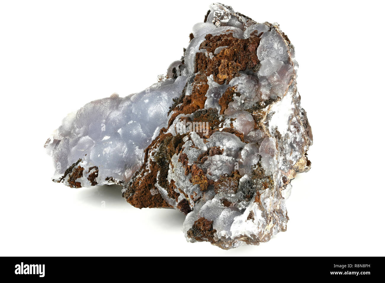 smithsonite from Lavrion, Greece isolated on white background Stock ...