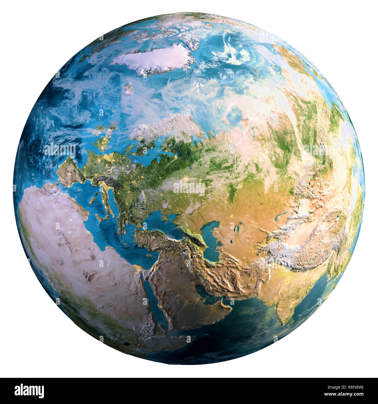 Planet Earth world Stock Photo - Alamy