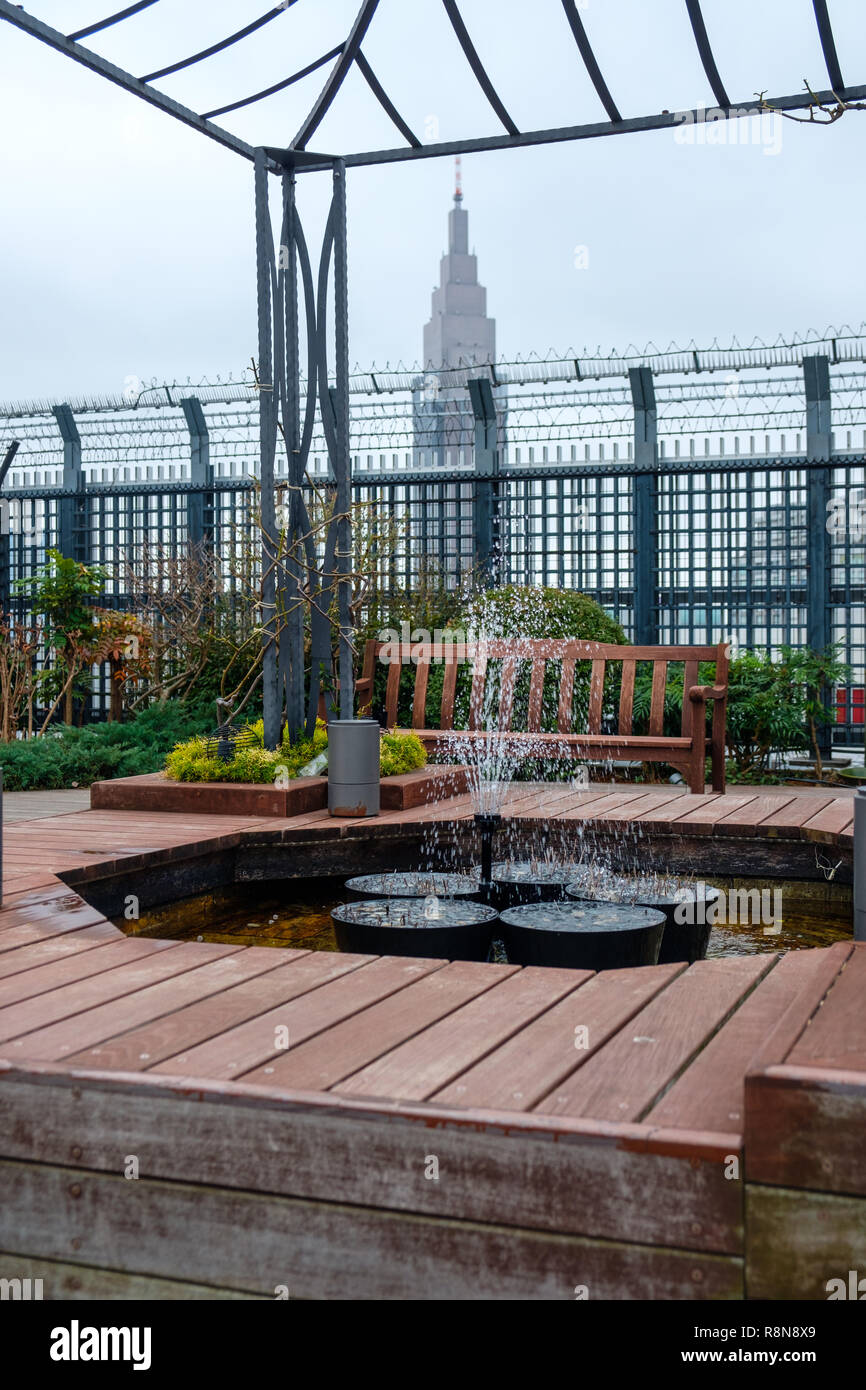 Rooftop Garden on Q floor of Shinjuku Marui Honkan (Oioi) department ...