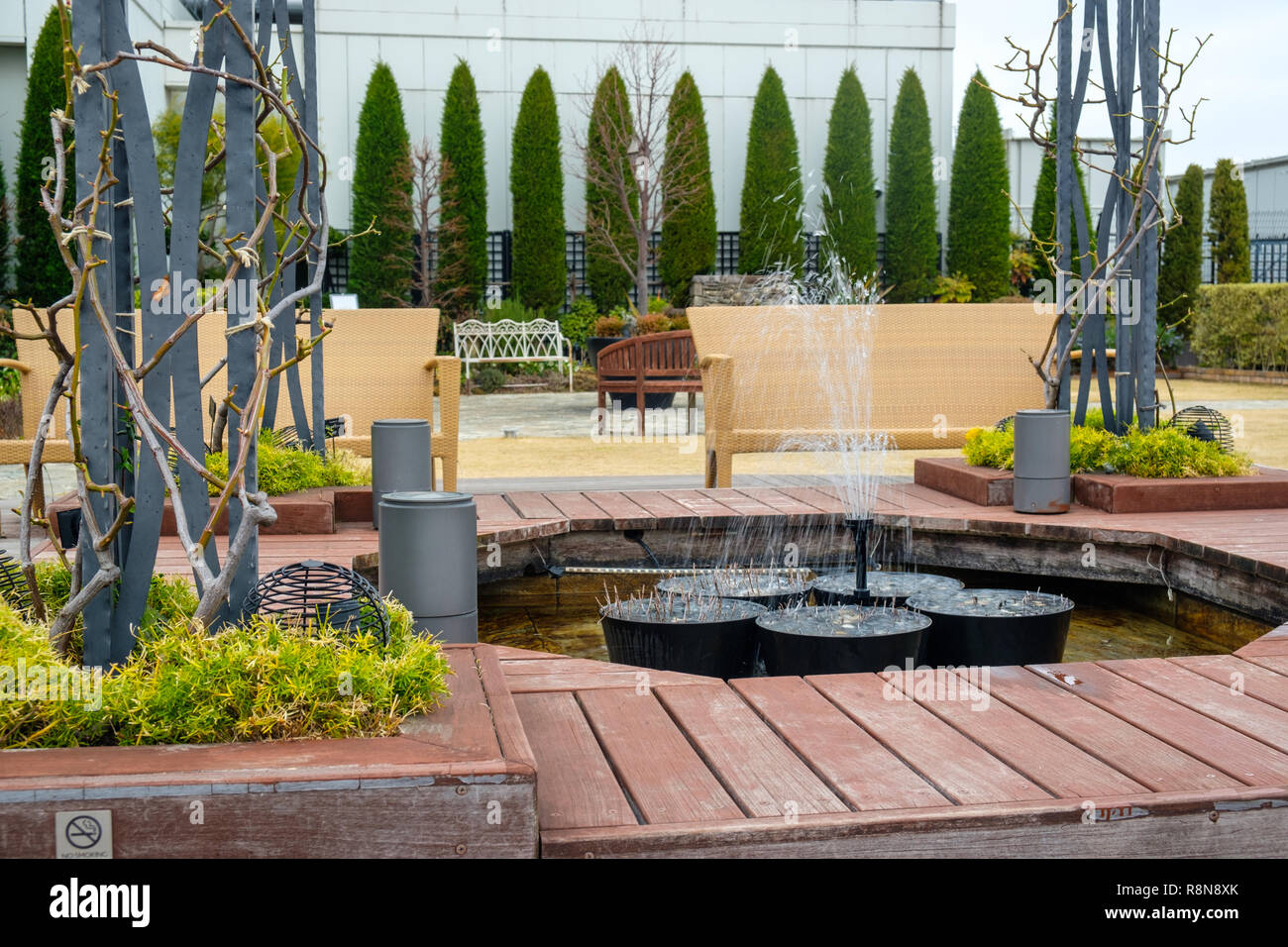 Rooftop Garden on Q floor of Shinjuku Marui Honkan (Oioi) department ...