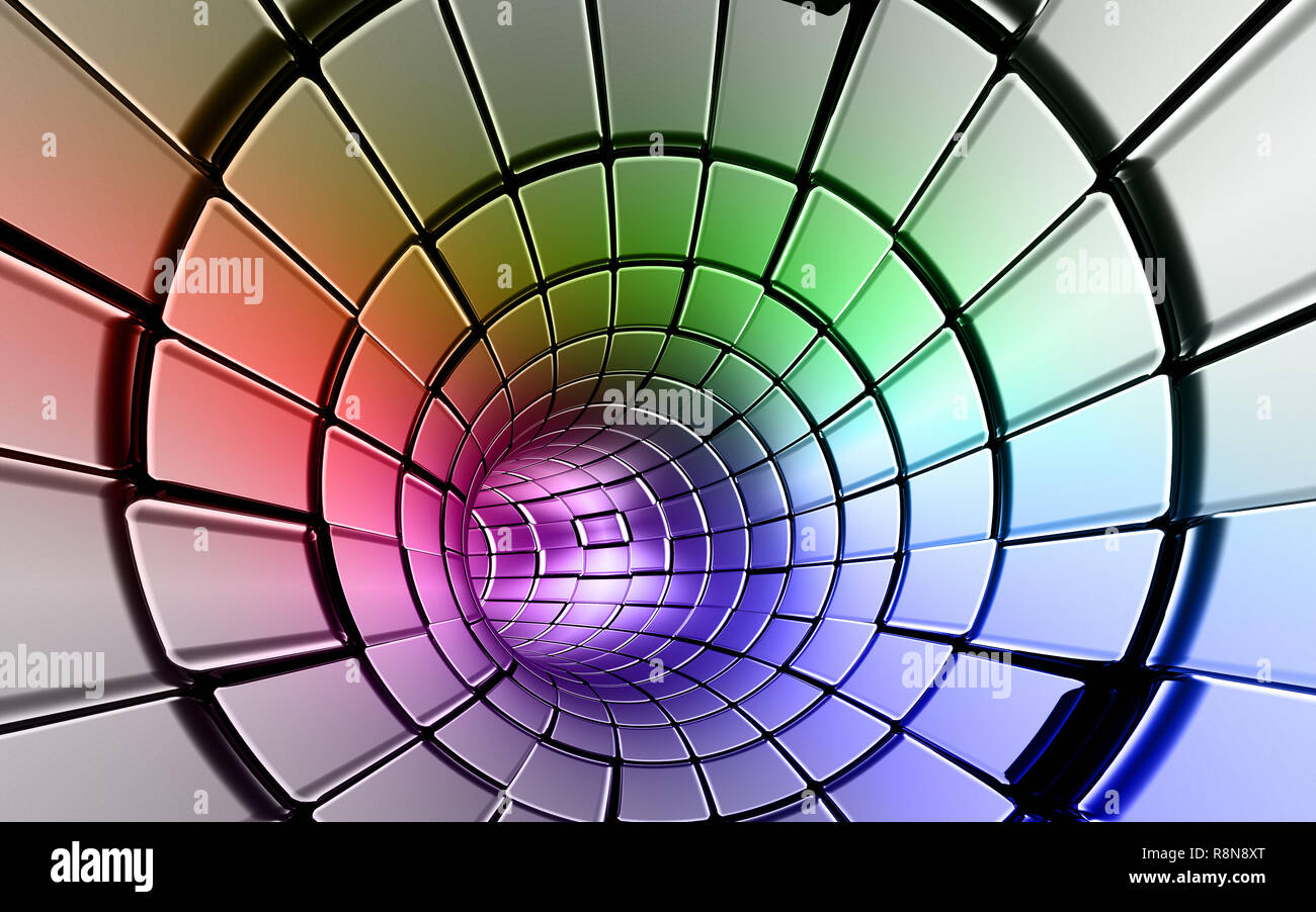 Rainbow colors technology background Stock Photo - Alamy