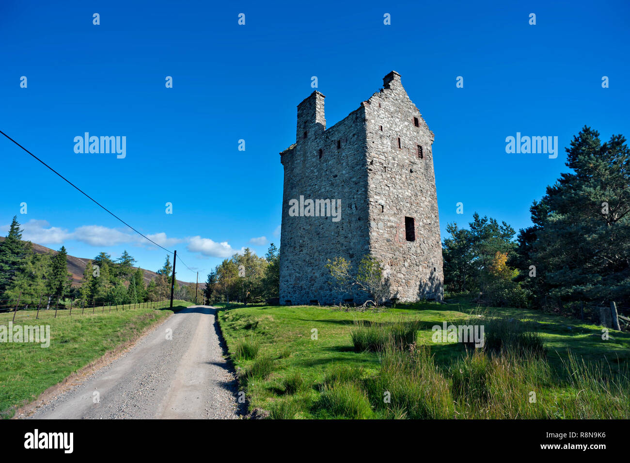 16th Century Invermark Castle, Invermark, Glen Esk, Angus, Scotland UK ...