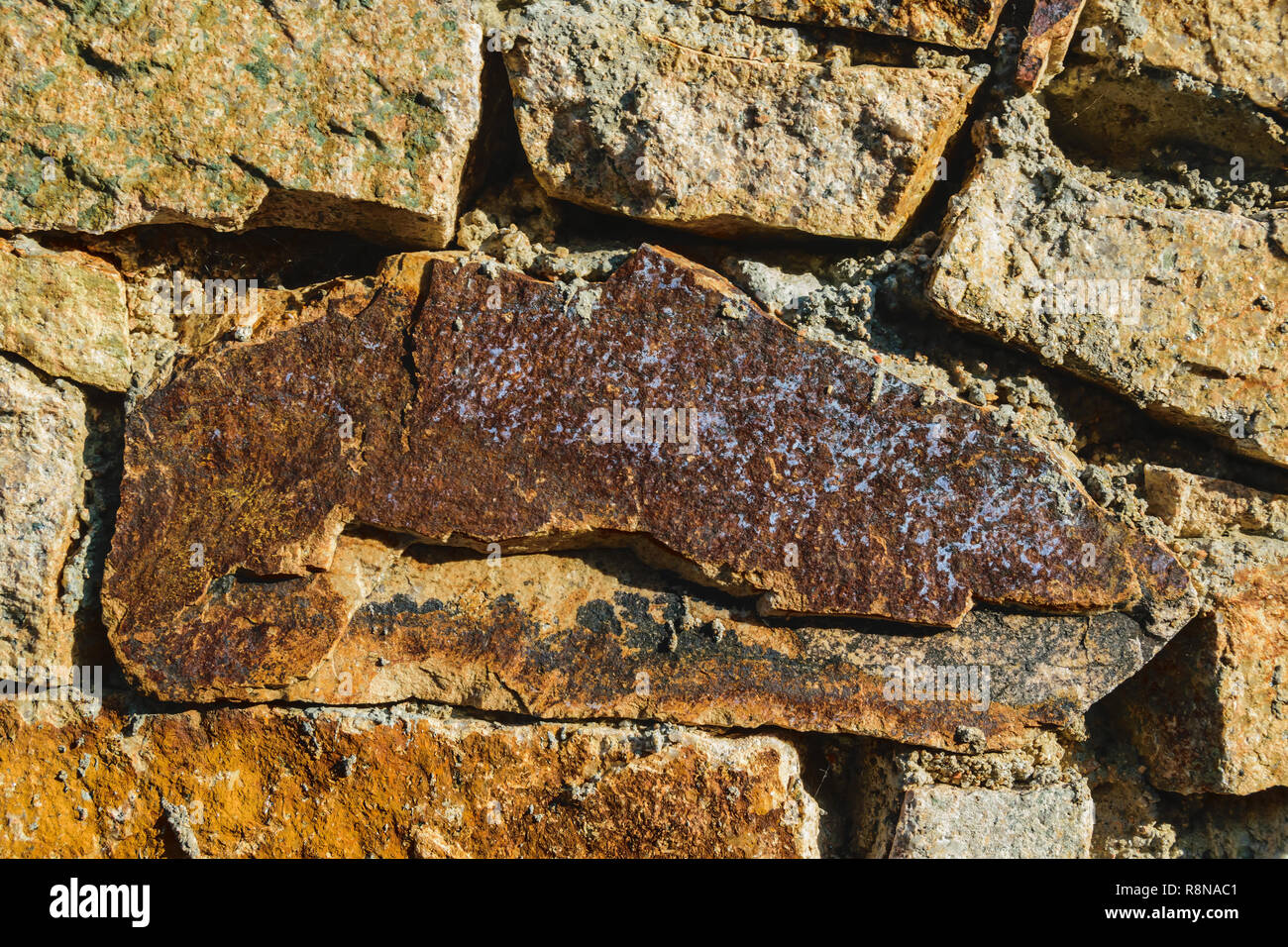 Coloured stone wall texture background material, pattern, surface Stock ...
