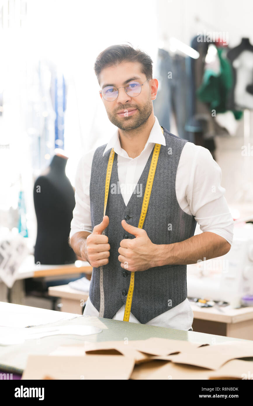 Professional Male Tailor Stock Photo - Alamy
