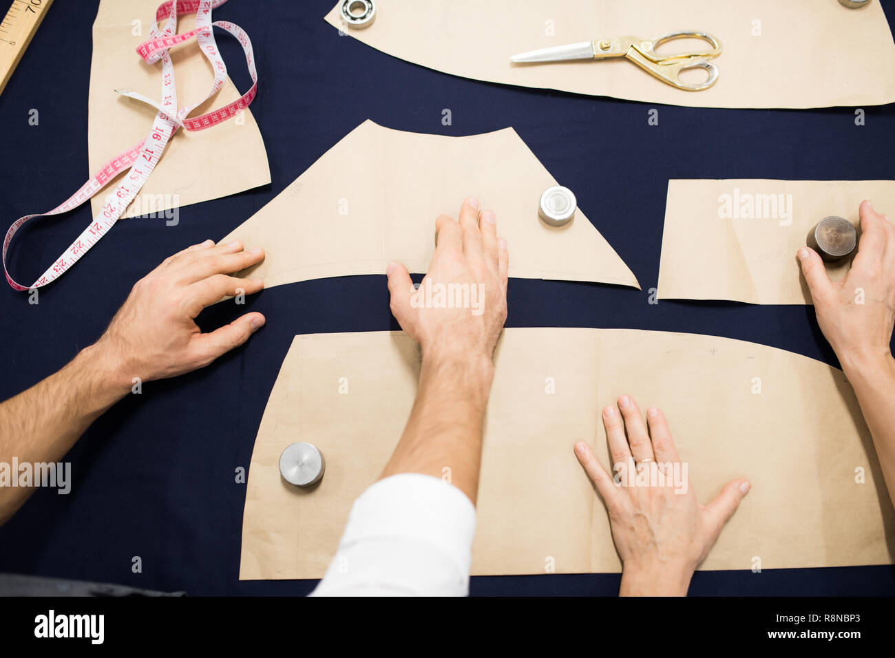 Tailor suit background hi-res stock photography and images - Alamy