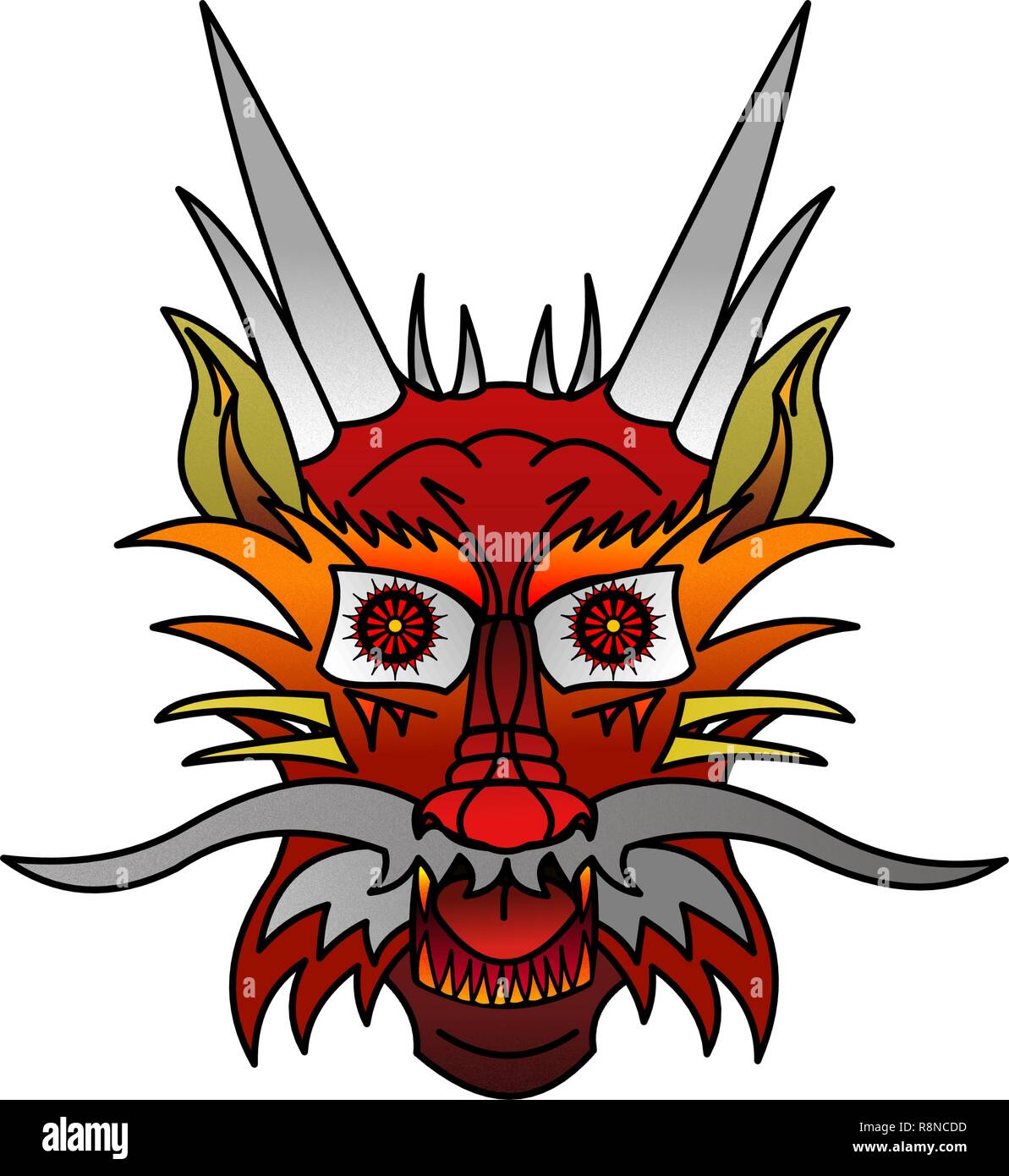 Dragon Face Designs