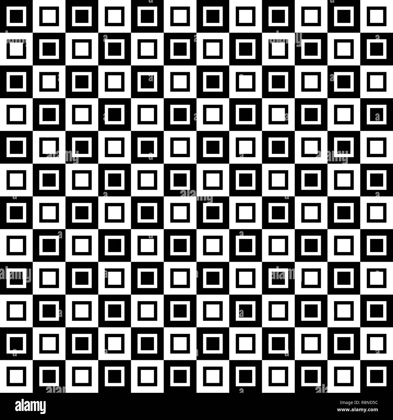 Black and white checkered seamless pattern. Endless background Stock ...