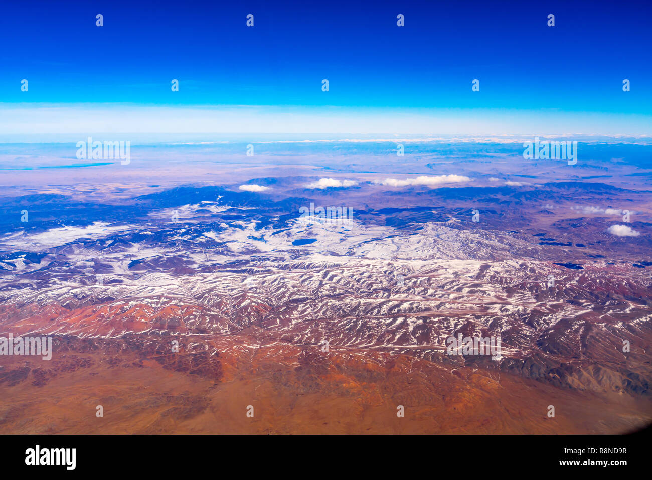 Aerial view of the beautiful high mountain in Mongolia Stock Photo - Alamy