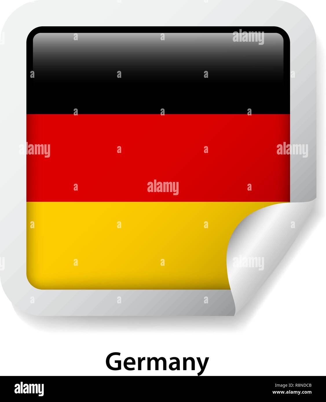 Official national flag germany Stock Vector Images - Alamy
