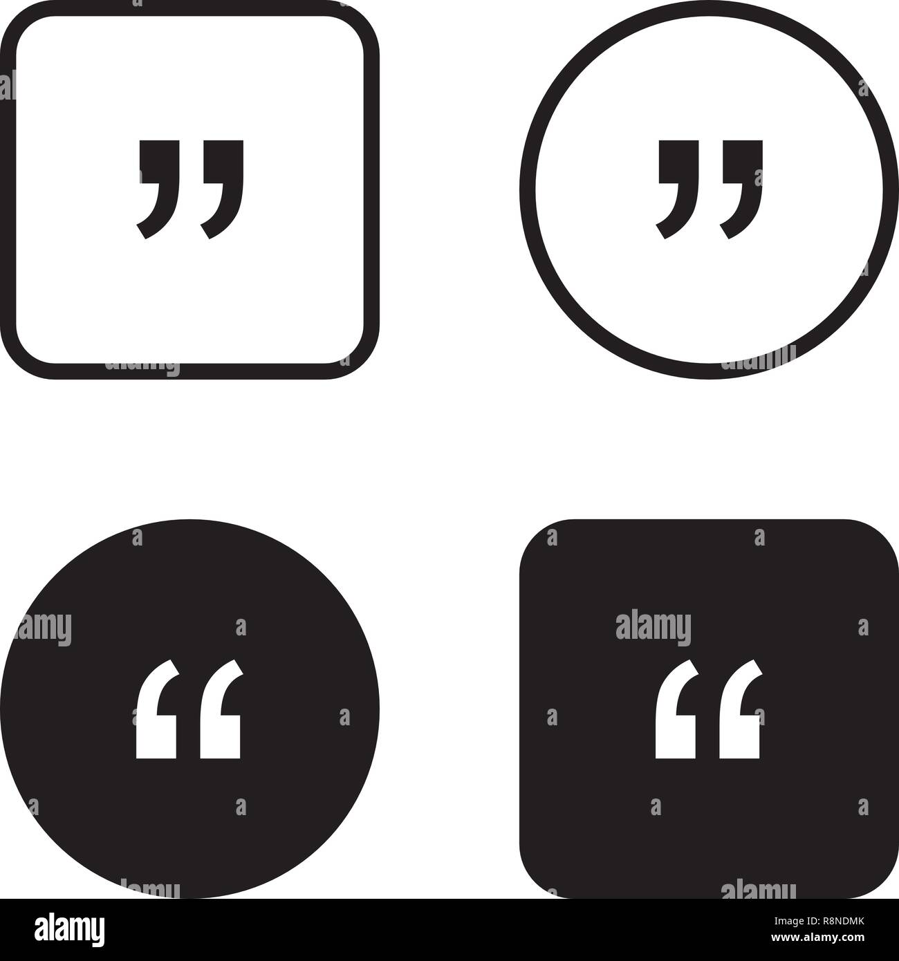 Inverted commas shape hi-res stock photography and images - Alamy