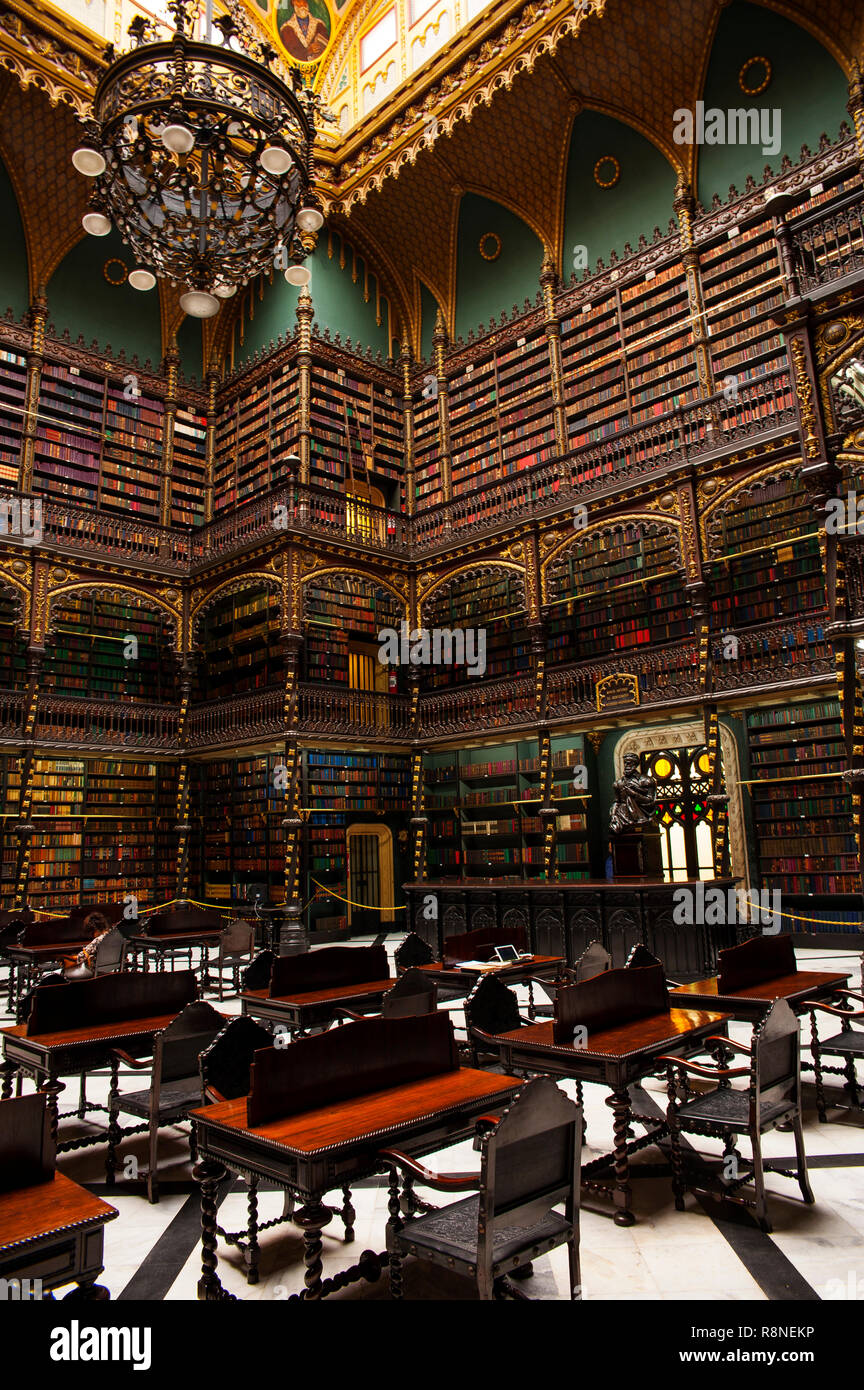 Portuguese Reading Cabinet of Rio de Janeiro, one of the most beautiful ...