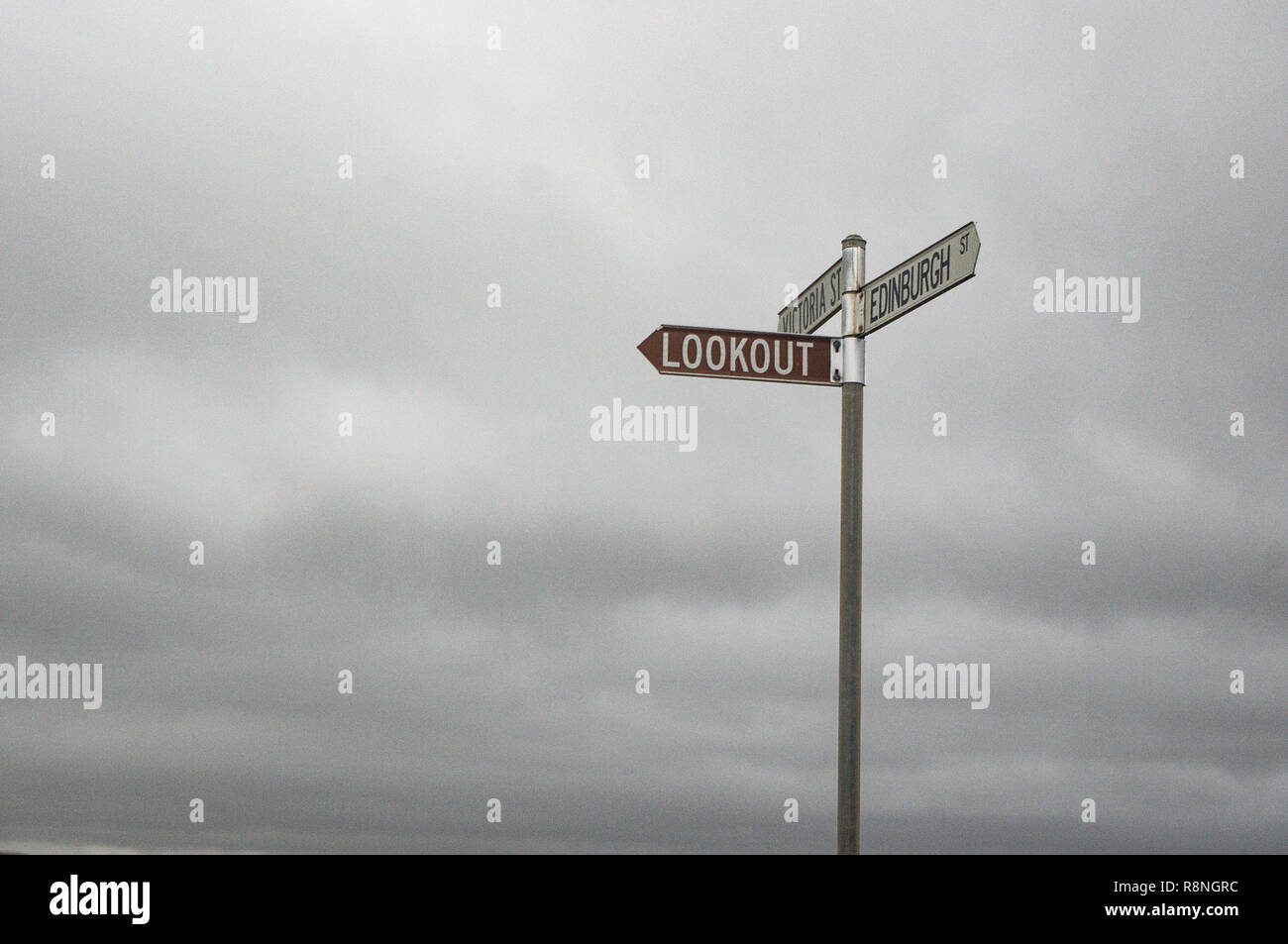 Lookout sign hi-res stock photography and images - Alamy