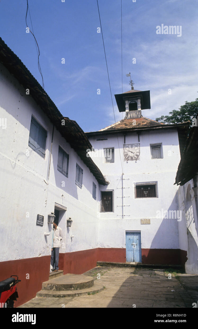 jewish synagogue, mattancherry, cochin, kerala, india Stock Photo - Alamy