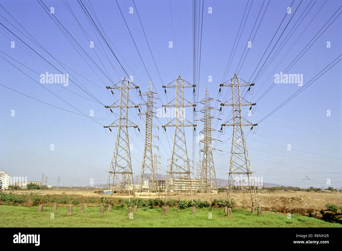Power Lines India High Resolution Stock Photography and Images - Alamy