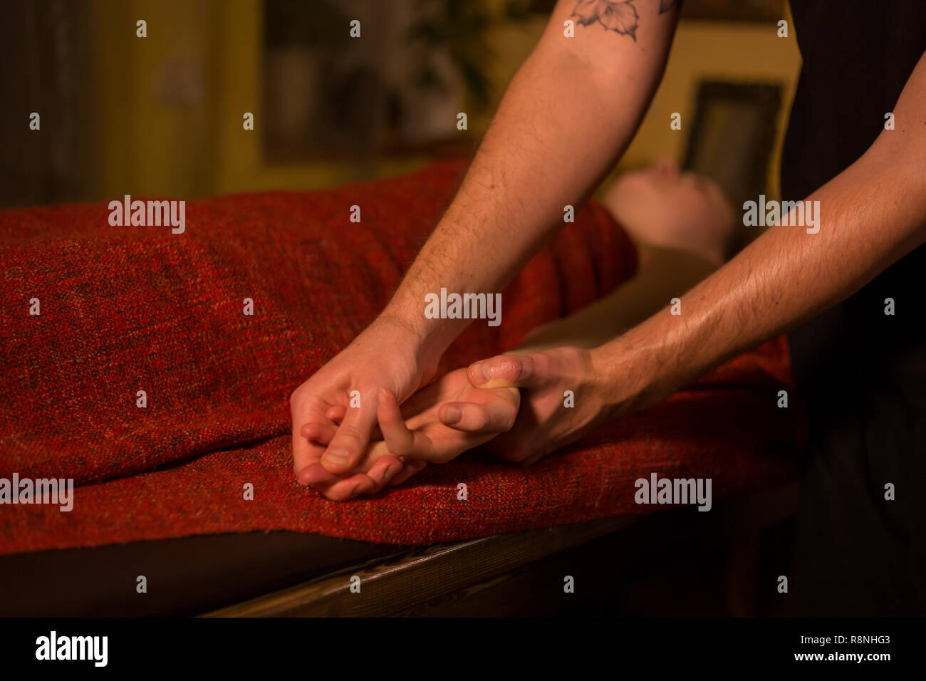 Hand massage hi-res stock photography and images - Alamy