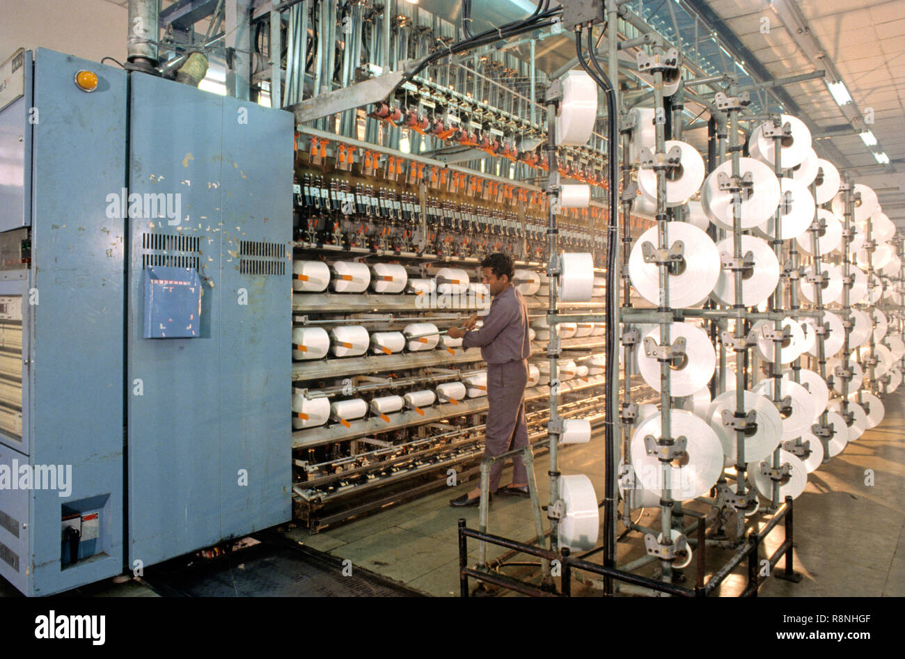 Textile Factory Stock Photo - Alamy