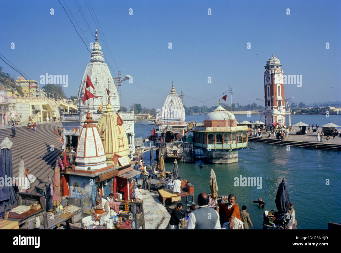 bathing ghat, haridwar, Uttar Pradesh, india Stock Photo - Alamy