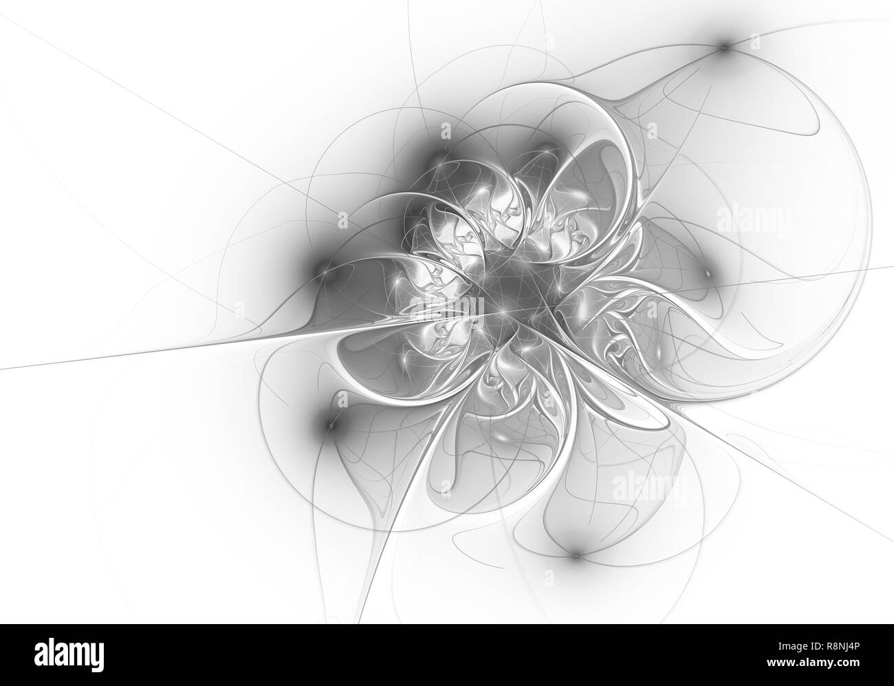 Elegant golden, extremely delicate and translucent flower composition ...