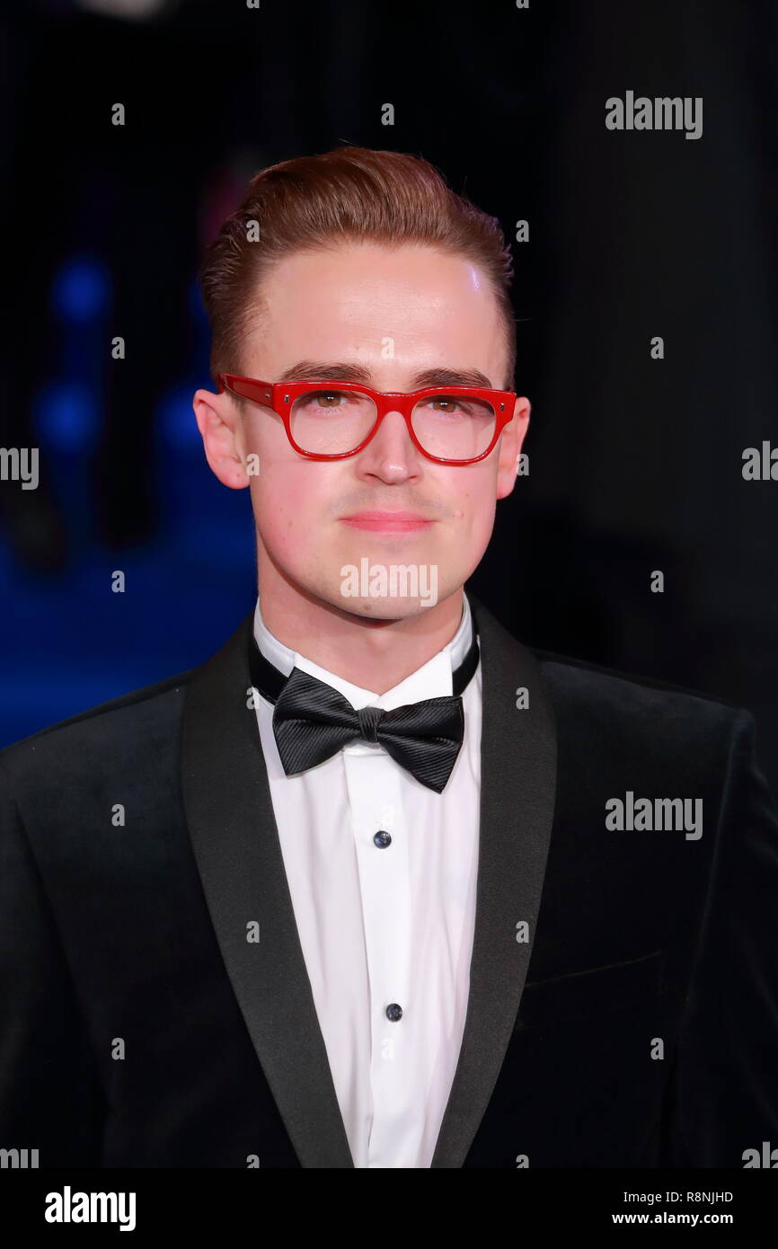 Tom Fletcher at the Premiere of Mary Poppins Returns at the Royal ...