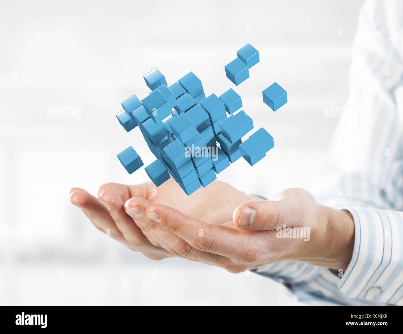 Concept of technology integration and innovation presented by cu Stock ...