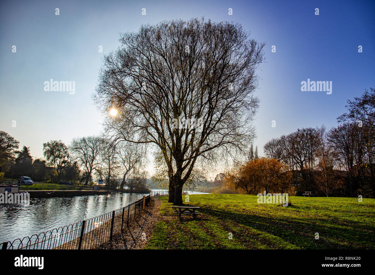 Winsford Marina with River Weaver, Winsford Cheshire UK Stock Photo - Alamy
