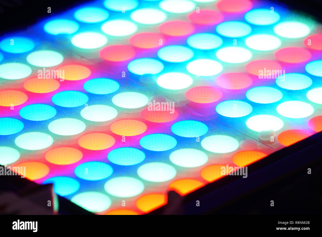 multi color led lamp strip Stock Photo - Alamy