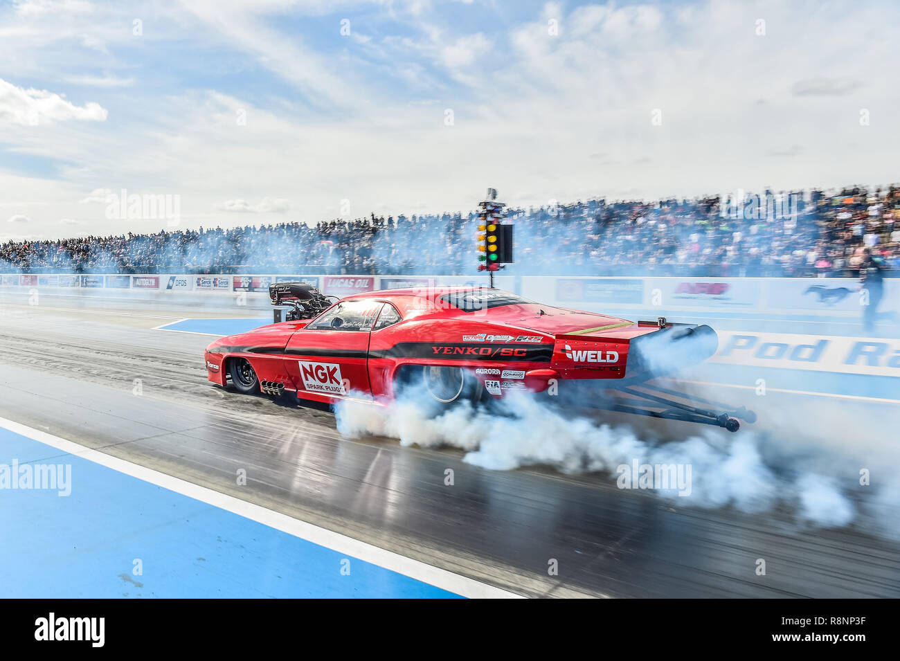 Andy Robinsons Camaro SS Dragster Pro Mod Stock Photo - Alamy