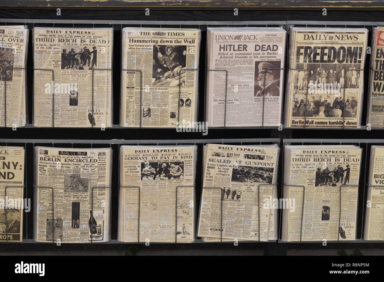 Adolf hitler newspaper hi-res stock photography and images - Alamy