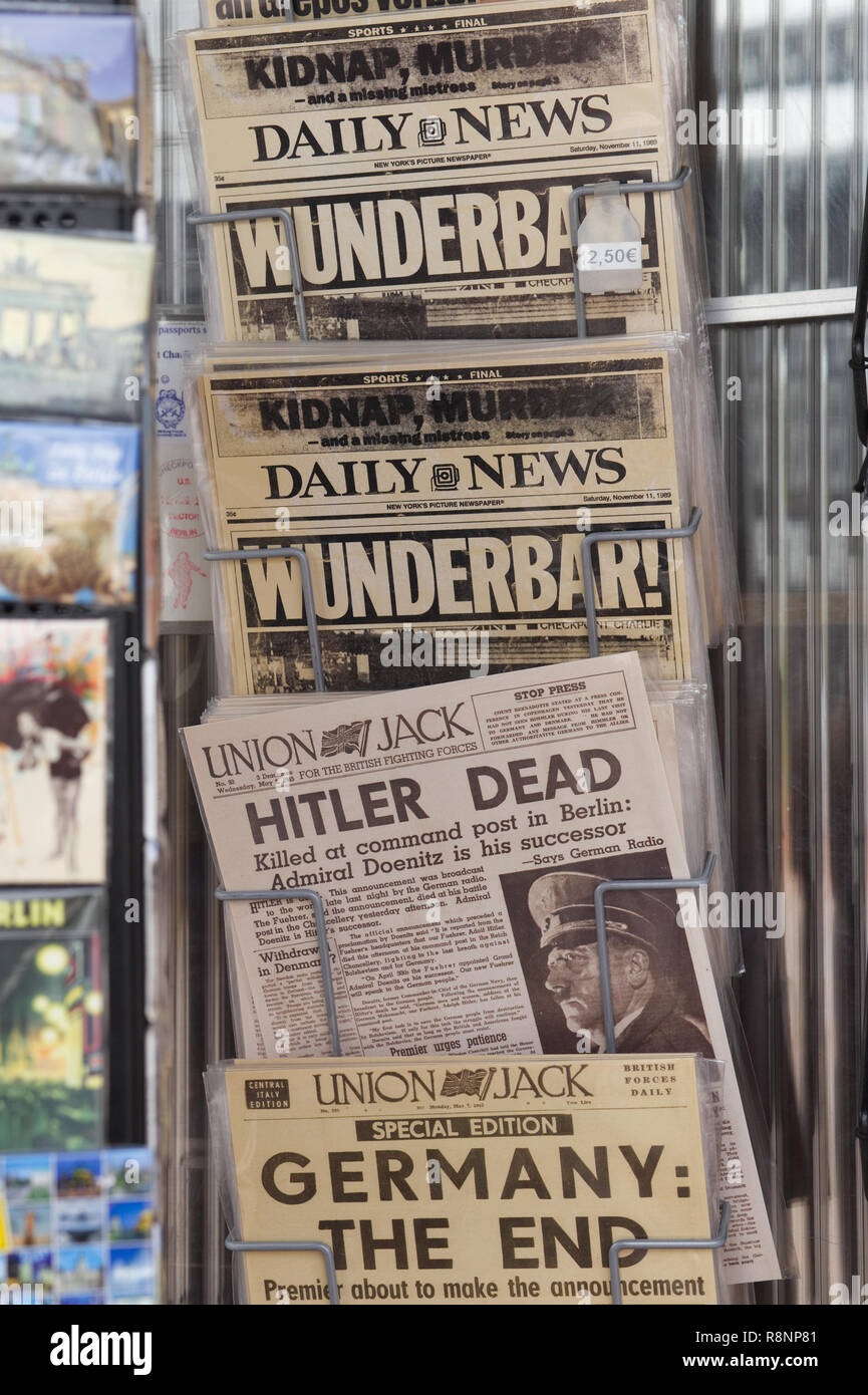 Adolf hitler newspaper hi-res stock photography and images - Alamy