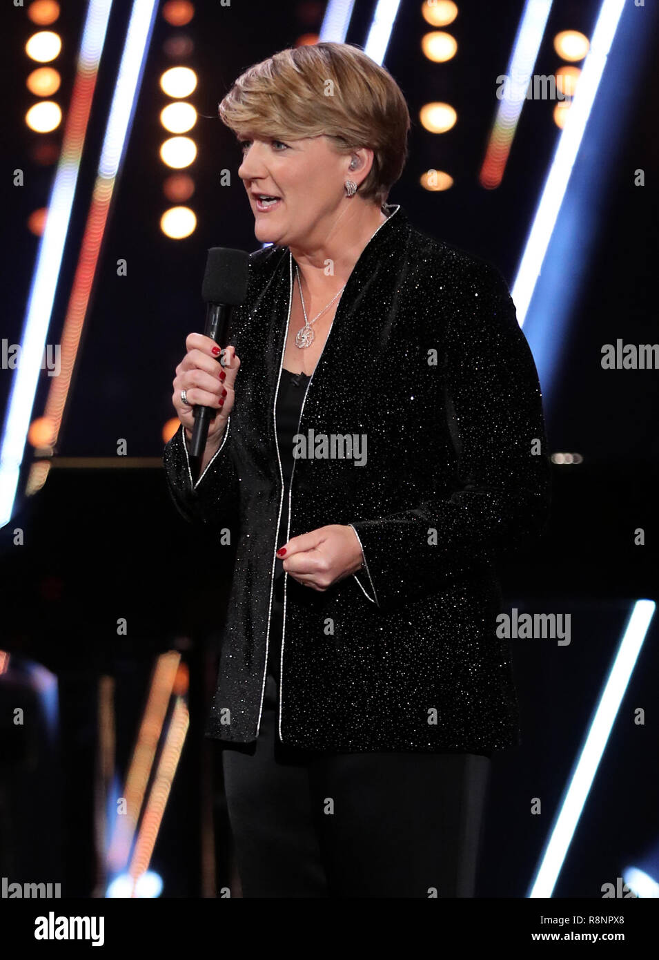 Presenter Clare Balding during the BBC Sports Personality of the Year ...