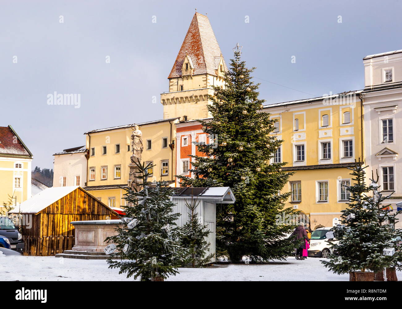 Winter in Freistadt - Upper Austria Stock Photo - Alamy