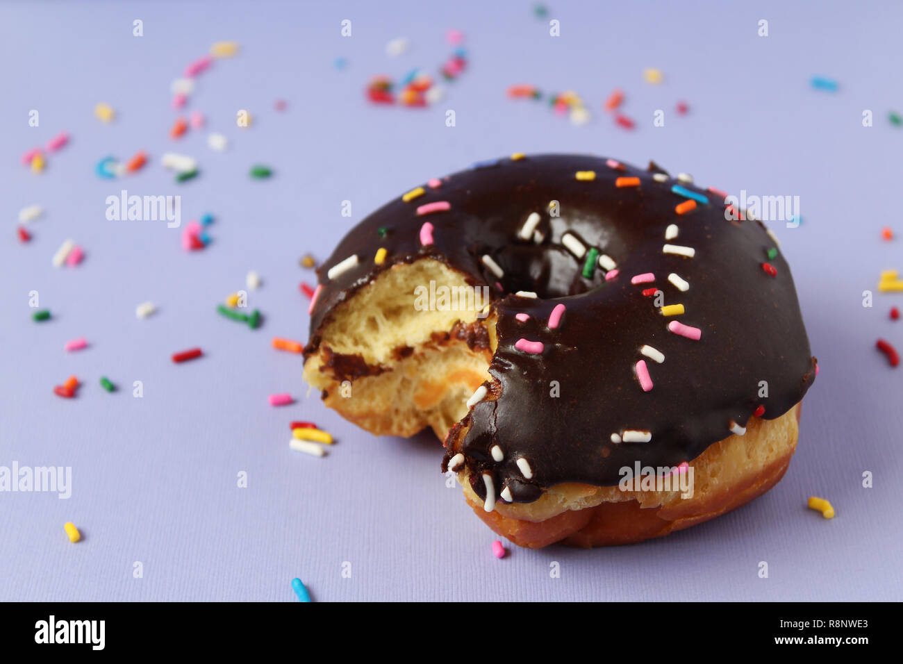 Donut with bite hi-res stock photography and images - Alamy
