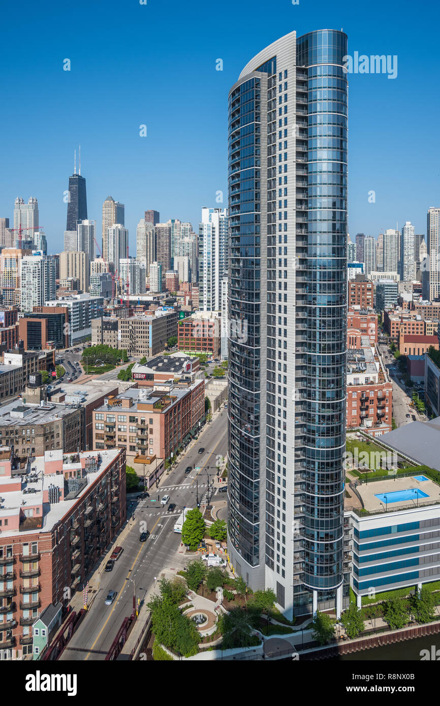 Buildings in downtown Chicago Stock Photo - Alamy
