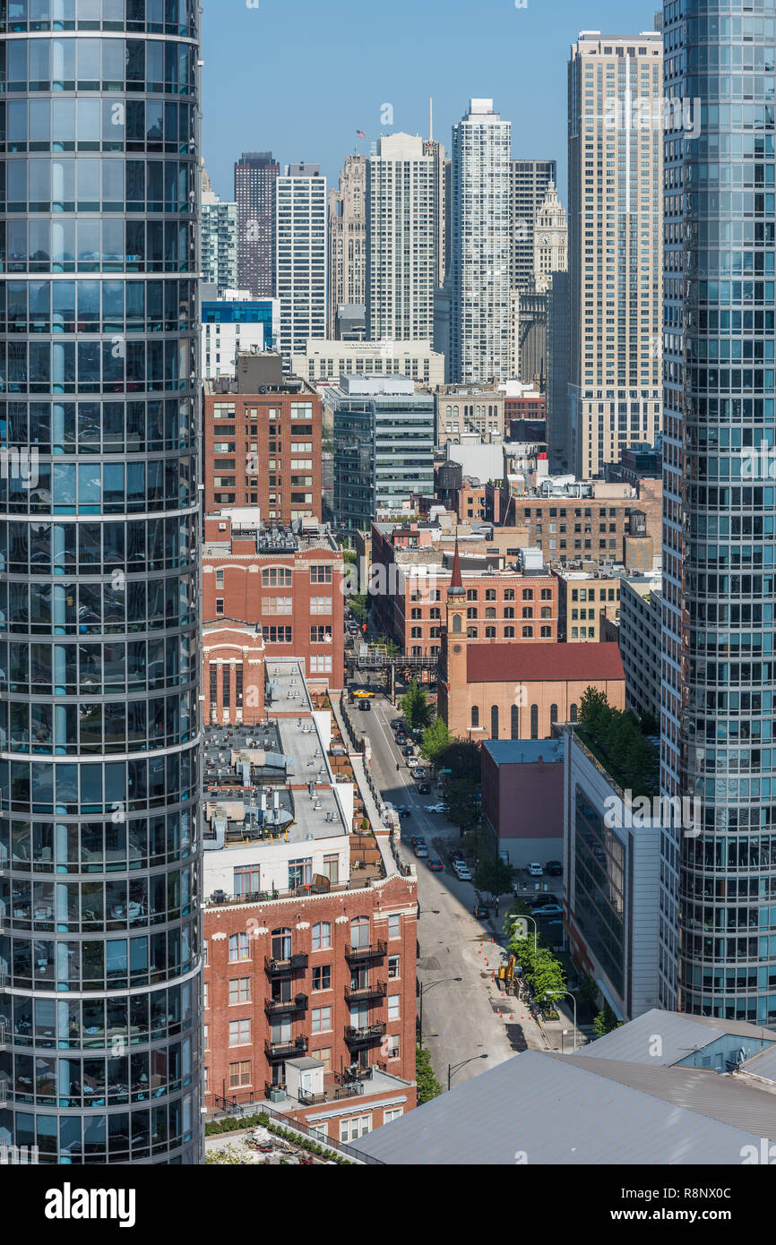 Buildings in downtown Chicago Stock Photo - Alamy