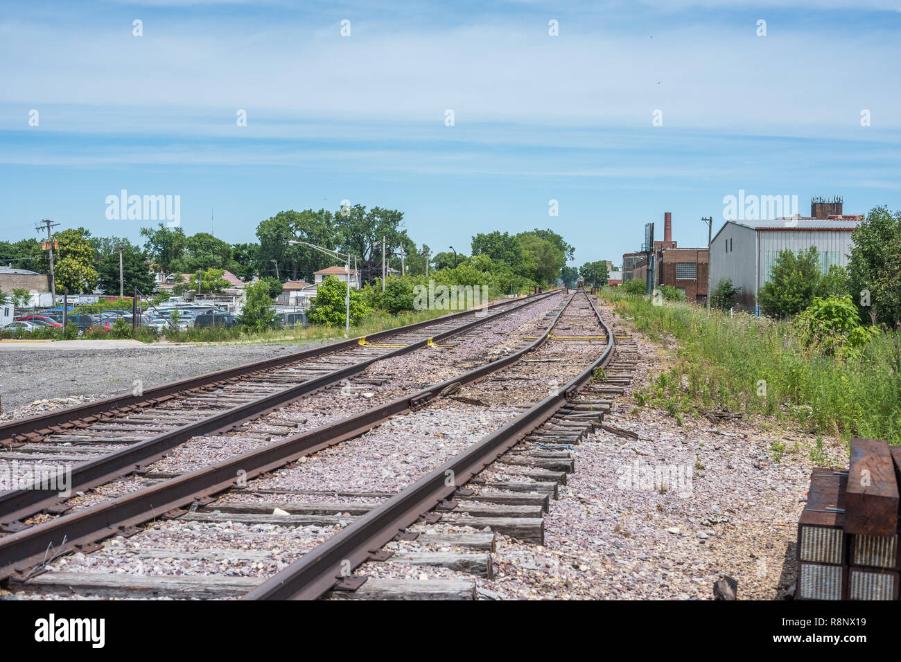 Illinois central railway tracks hi-res stock photography and images - Alamy