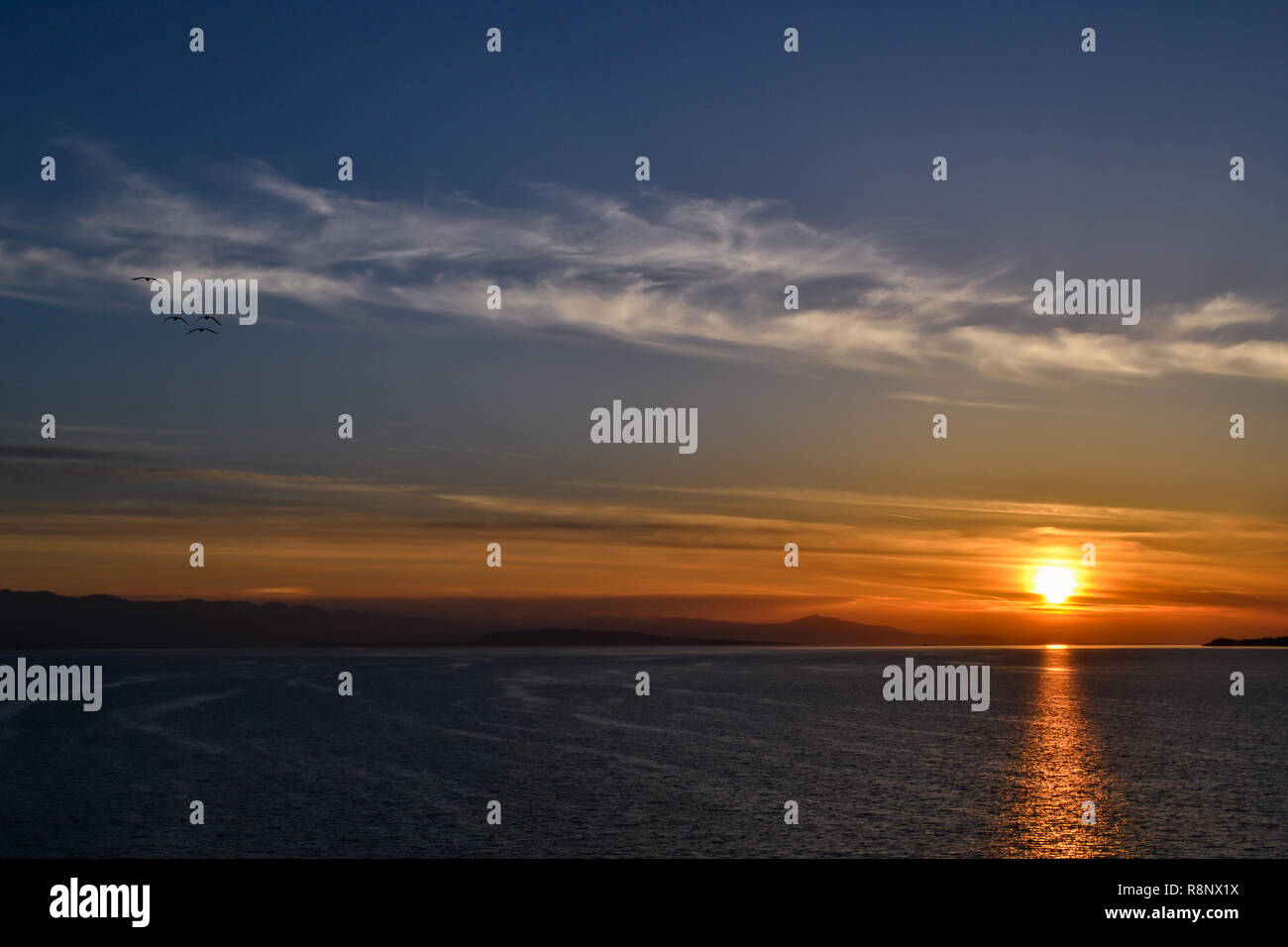 Midnight Sunset, Alaska Stock Photo - Alamy
