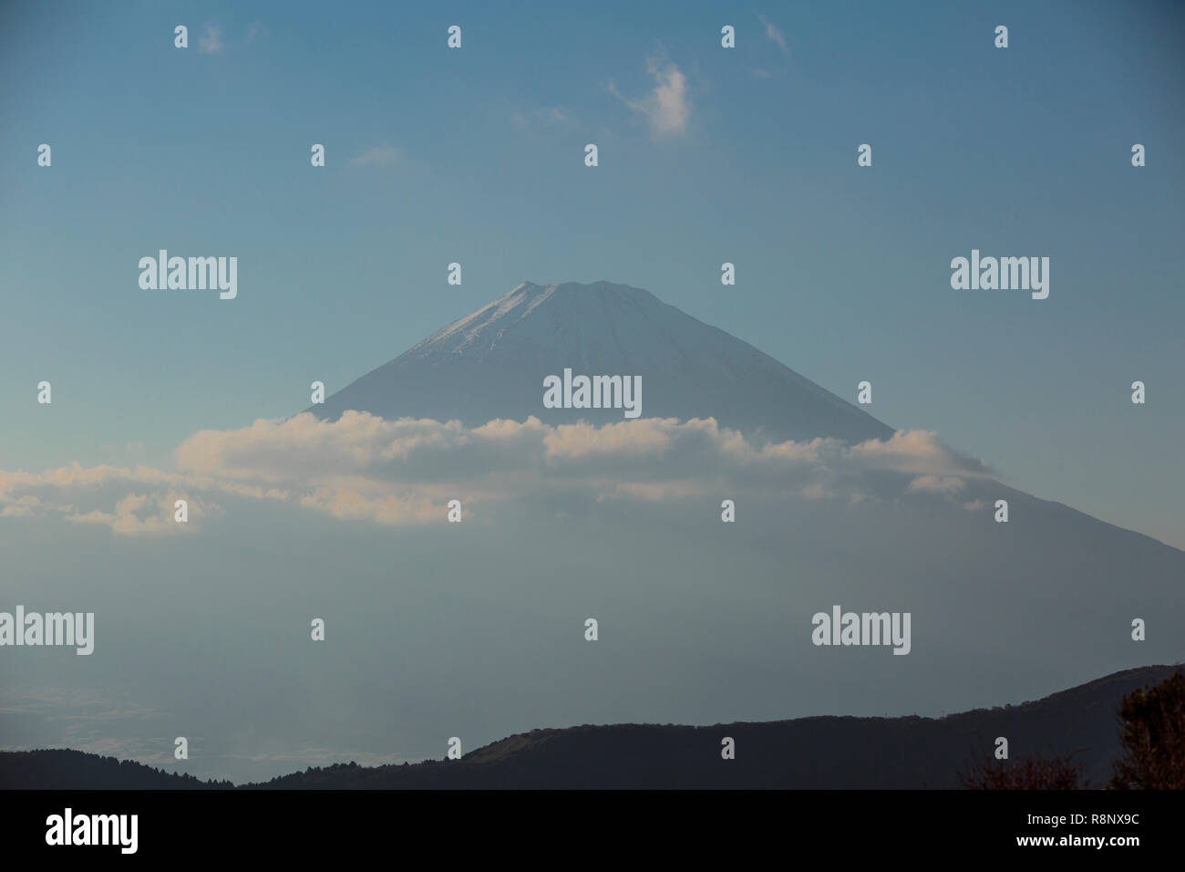 Cloud cover near the peak of Mt Fuji, Japan Stock Photo - Alamy