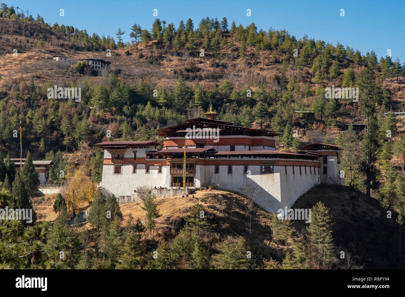 Simtokha dzong palace hi-res stock photography and images - Alamy