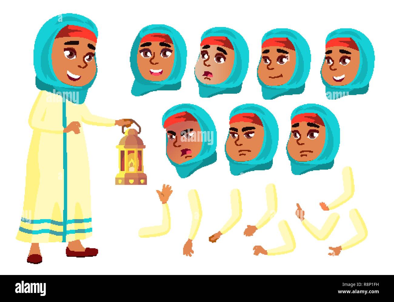 Arabic Girl Clipart Face