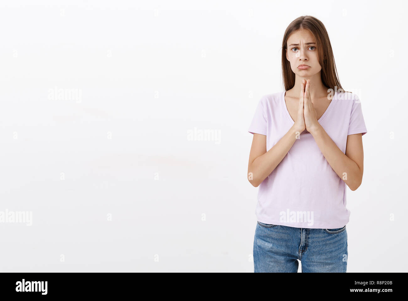 Woman guilty friend hi-res stock photography and images - Alamy