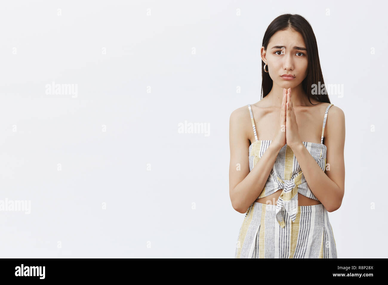 Woman asking for help hi-res stock photography and images - Alamy