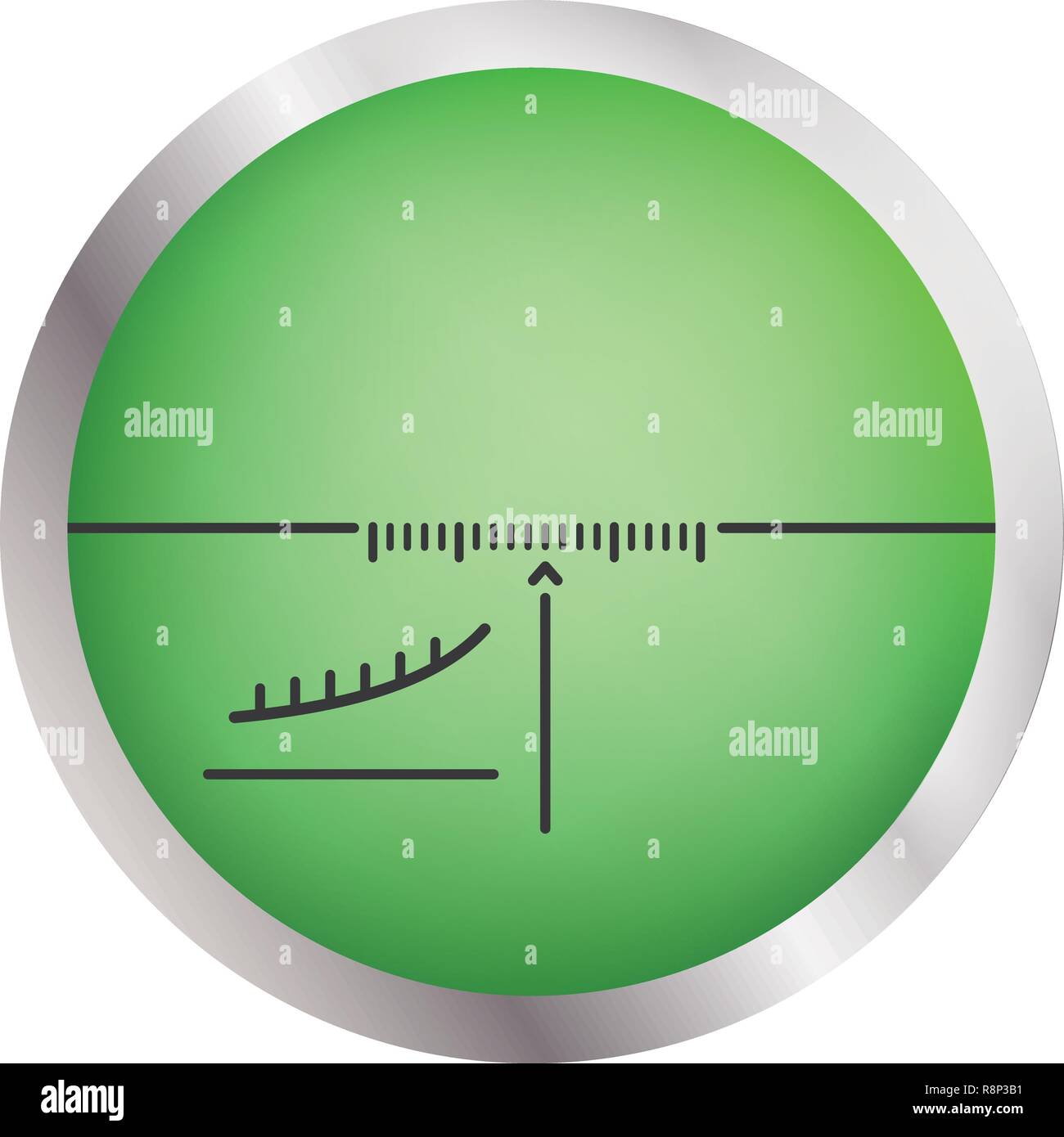 Sniper crosshair icon, realistic style Stock Vector Image & Art - Alamy