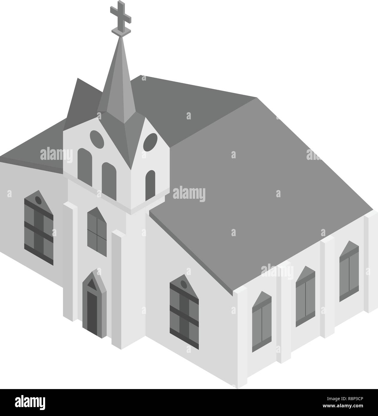 Church bell tower icon, isometric style Stock Vector Image & Art - Alamy