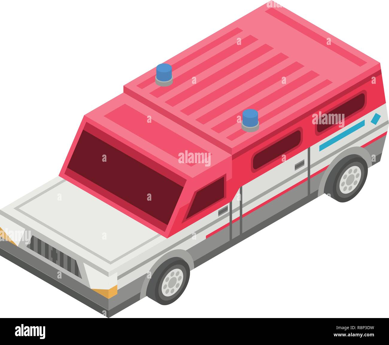 Fire department ambulance truck Stock Vector Images - Alamy