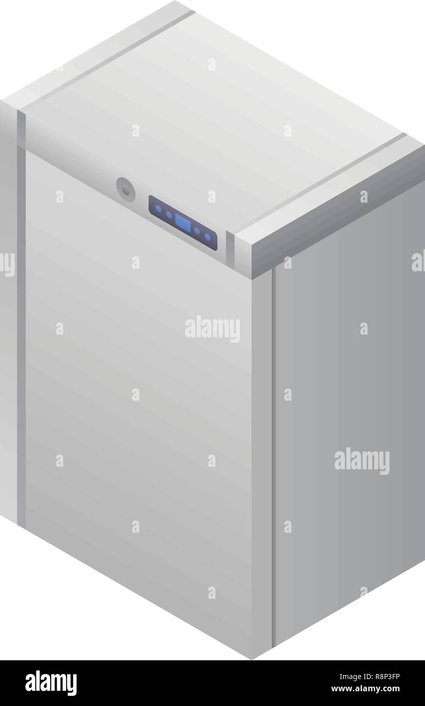 Home fridge icon isometric Stock Vector Images - Alamy