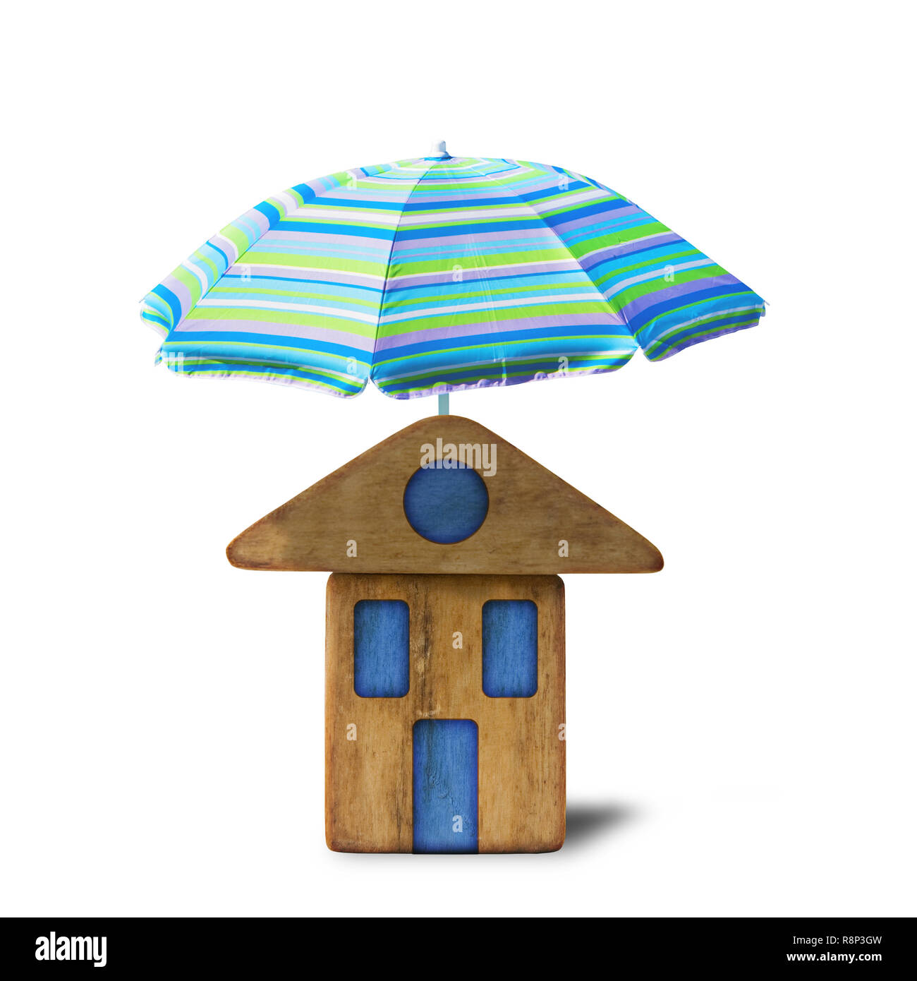 Vacation rental beach Cut Out Stock Images & Pictures - Alamy