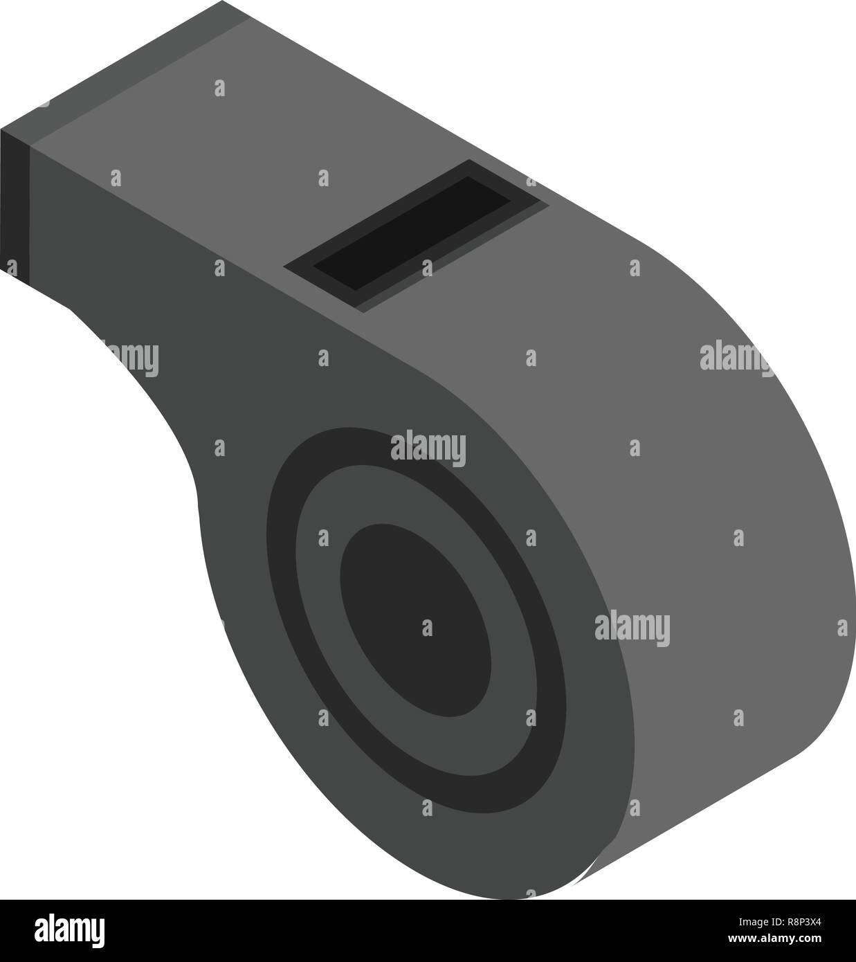 Whistle icon cartoon black Cut Out Stock Images & Pictures - Alamy