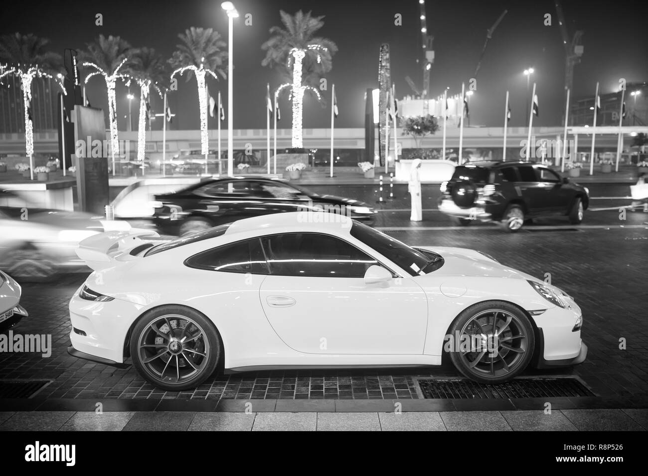 Brand new yellow car Black and White Stock Photos & Images - Alamy