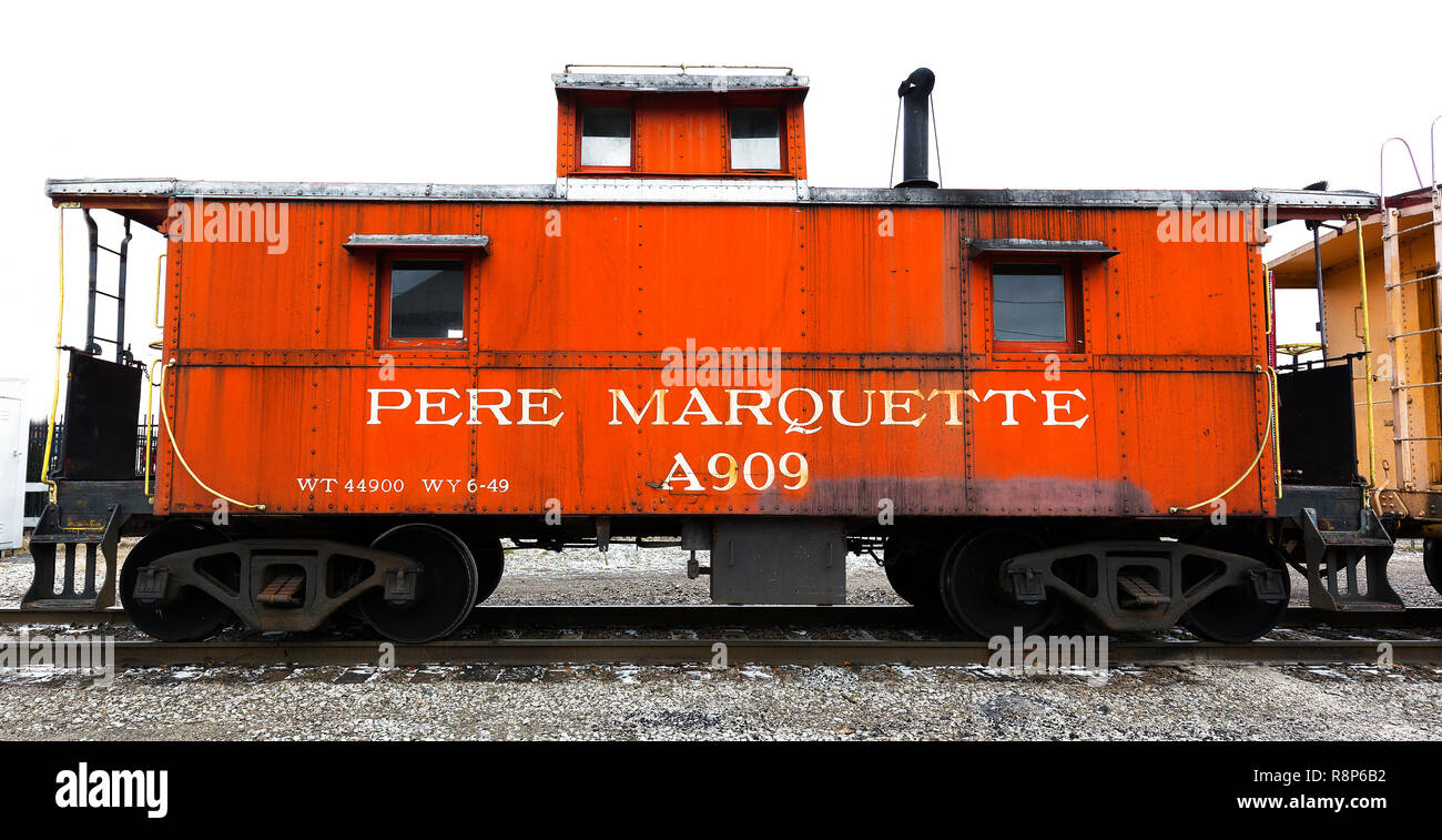 Pere marquette caboose hi-res stock photography and images - Alamy